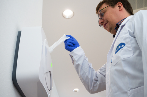 World first in hygiene: Touch-free wet wipe dispensing machine – www ...